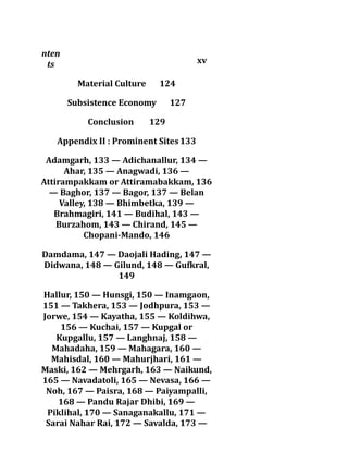 Prehistory And Protohistory Of India An Appraisal Palaeolithic ...