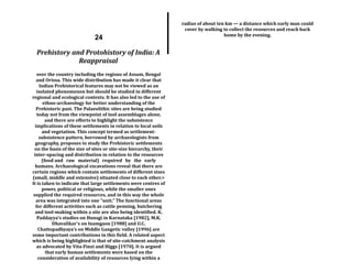 Prehistory And Protohistory Of India An Appraisal Palaeolithic ...