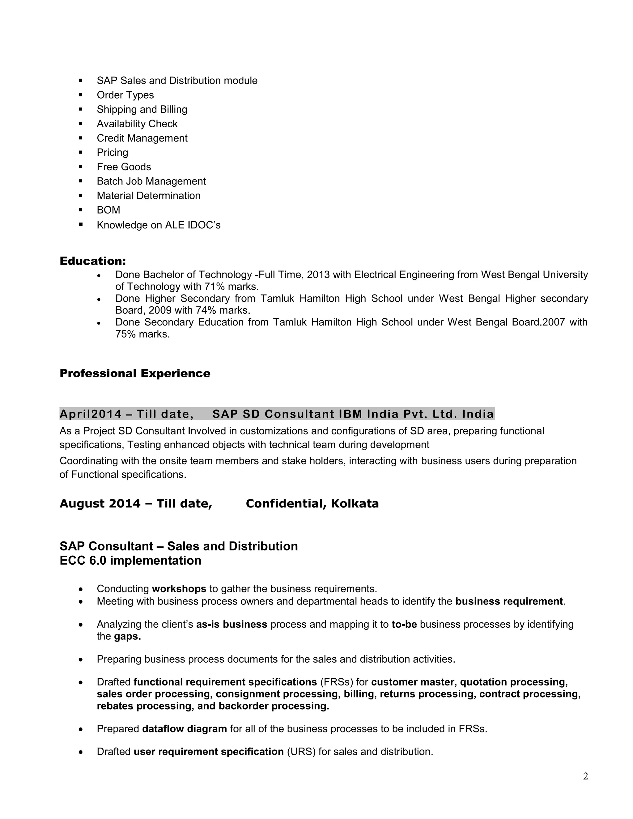 Resume Surajit Kar | PDF