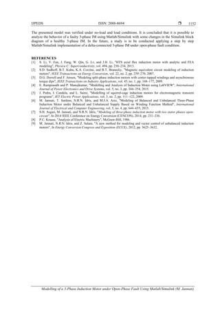 Modelling of a 3-Phase Induction Motor under Open-Phase Fault Using Matlab/Simulink | PDF
