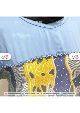 CUSTOM JAHIT SUKA-SUKA! Wa 0812-2503-6194, Gamis Batik Kombinasi ...