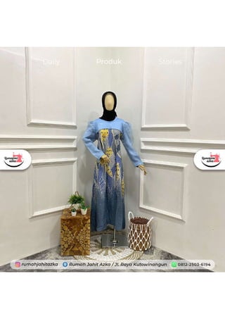 CUSTOM JAHIT SUKA-SUKA! Wa 0812-2503-6194, Gamis Batik Kombinasi ...