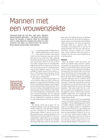 Mannen met een vrouwenziekte PM | PDF