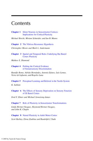 Neural Plasticityin Adult Somatic Sensorymotor Systems Ford F Ebner | PDF
