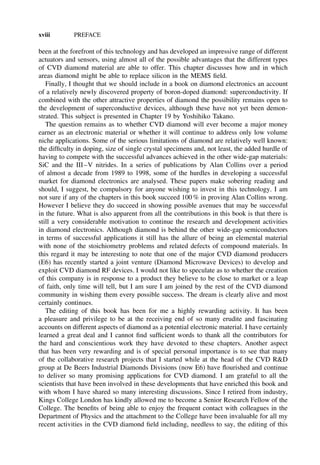 Cvd Diamond For Electronic Devices And Sensors Ricardo S Sussmann | PDF