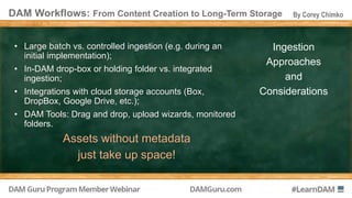 2015_DAM_Workflows-Final | PPT