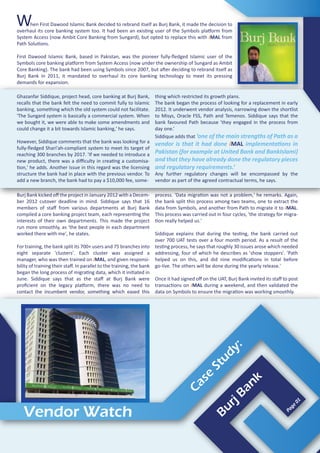 Case Study Burj Bank 2013 | PDF