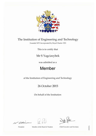 MIET Certificate | PDF