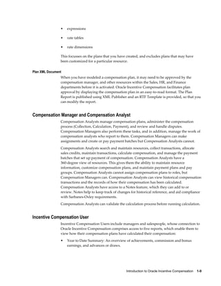Oracle Incentive User Guide 122cnug | PDF