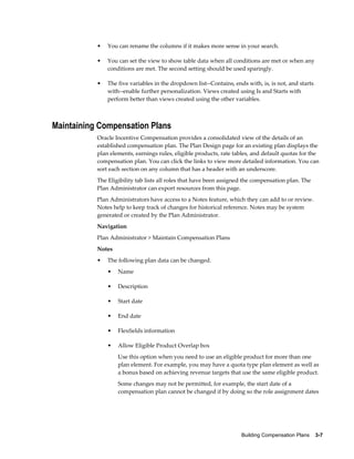 Oracle Incentive User Guide 122cnug | PDF