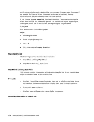 Oracle Incentive User Guide 122cnug | PDF