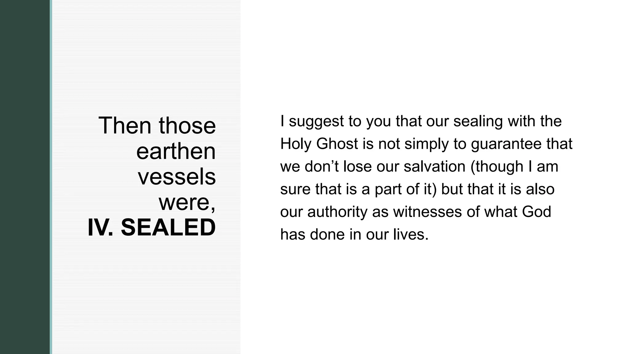 2 Corinthians 4:7-12 Earthen Vessels | PPT