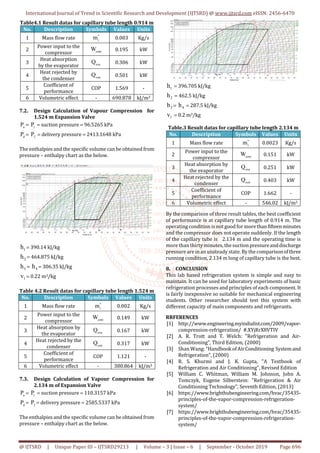 Design Calculation of Lab Based Vapour Compression System | PDF | Video Production | Content ...