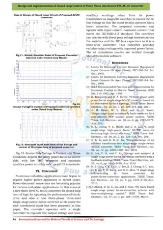 Design and implementation of Closed Loop Control of Three Phase Interleaved PFC AC-DC Converter ...
