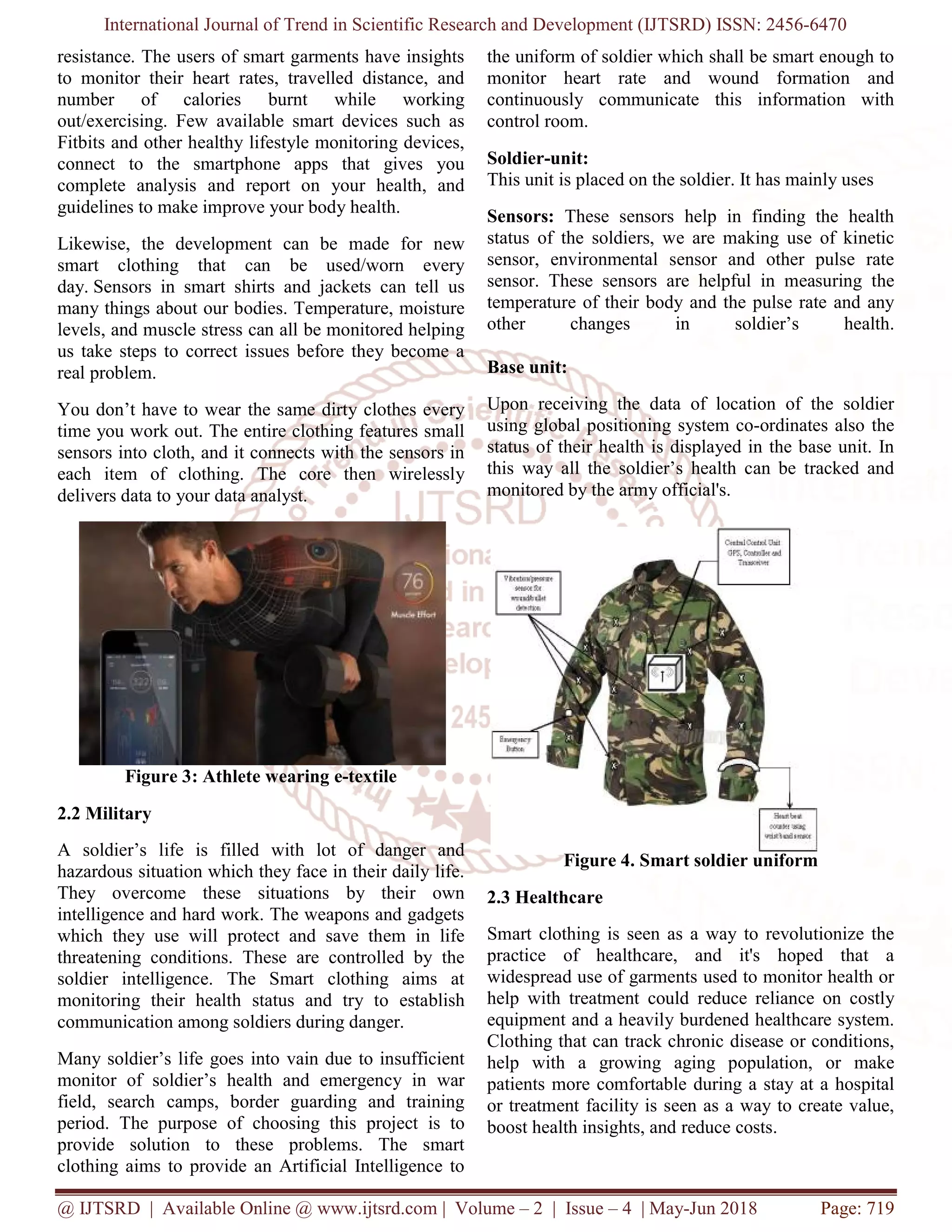 IoT Based Smart Clothing | PDF
