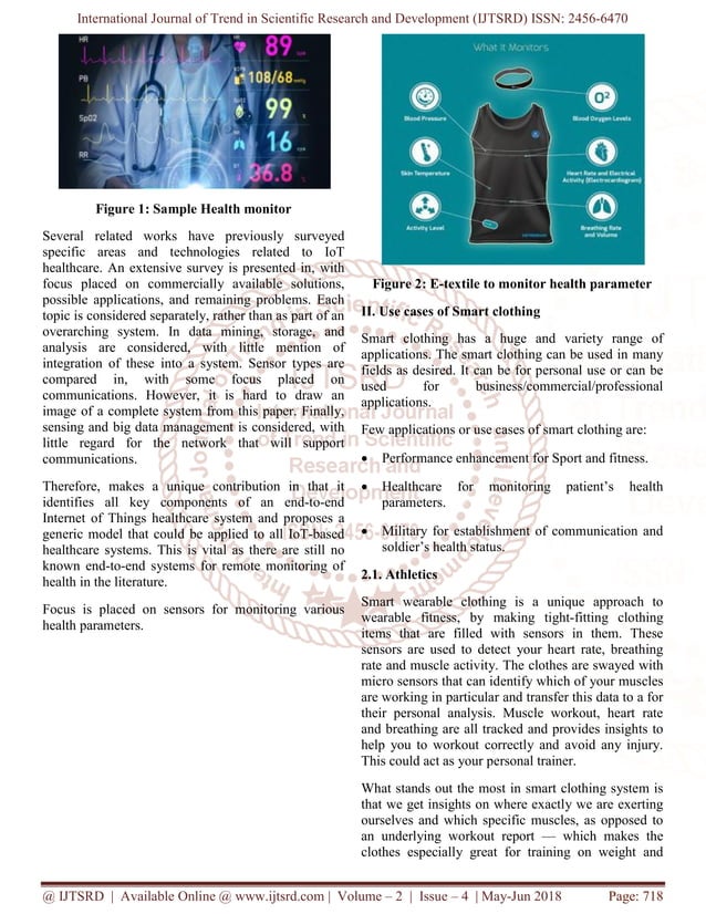 IoT Based Smart Clothing | PDF