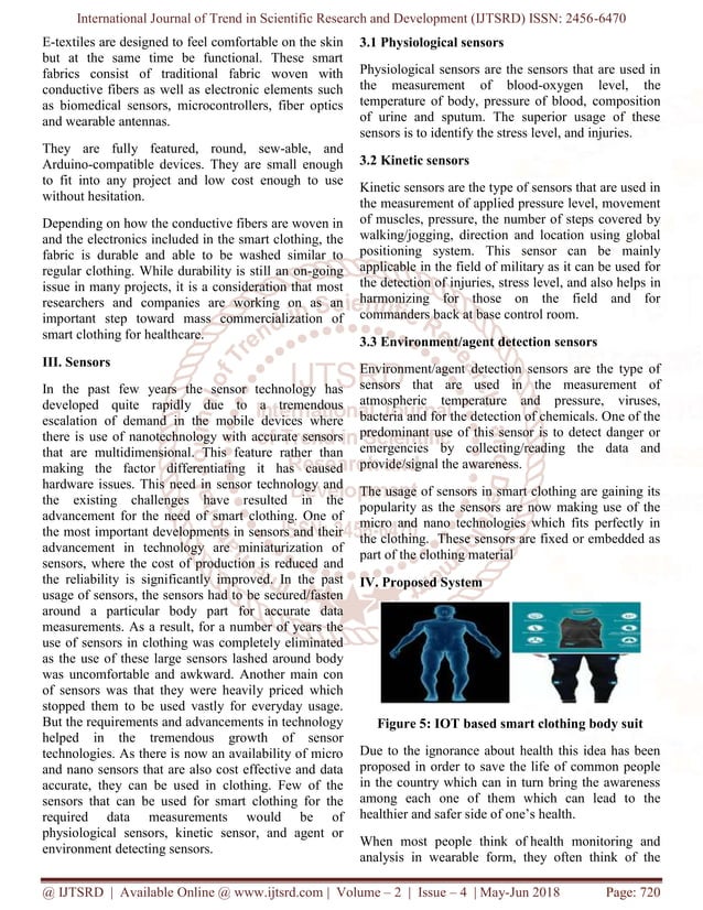 IoT Based Smart Clothing | PDF