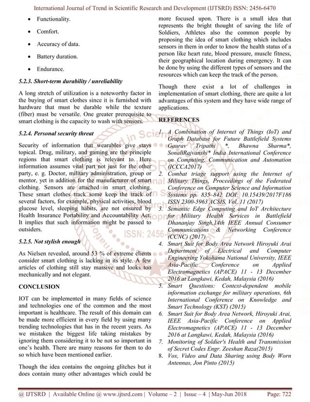 IoT Based Smart Clothing | PDF