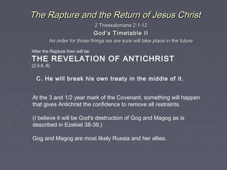 12 2 thessalonians 2v1 12 God's Timetable II | PPS | Christianity ...