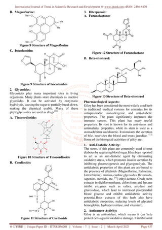 Tinospora Cordifolia A Green Treasure | PDF | Herbs and Supplements ...
