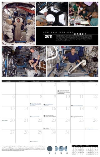 International Space Station calendar 2011 | PDF | Space and Astronomy ...