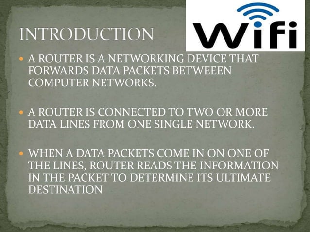 ppt on WIFI | PPTX