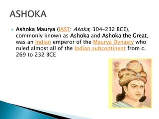 MAURYAN EMPIRE ASHOKA | PPTX