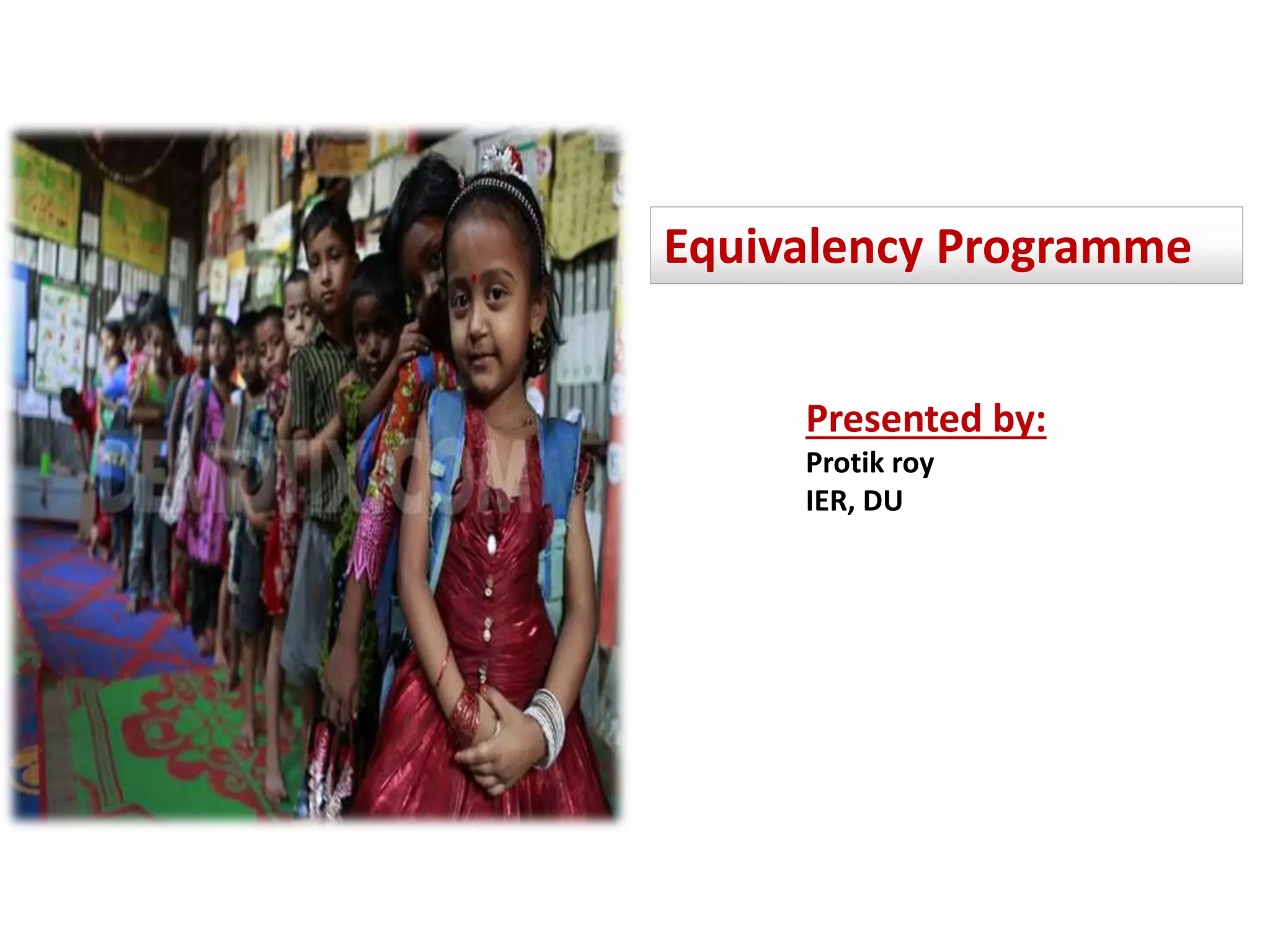 Equivalency Programme | PPTX