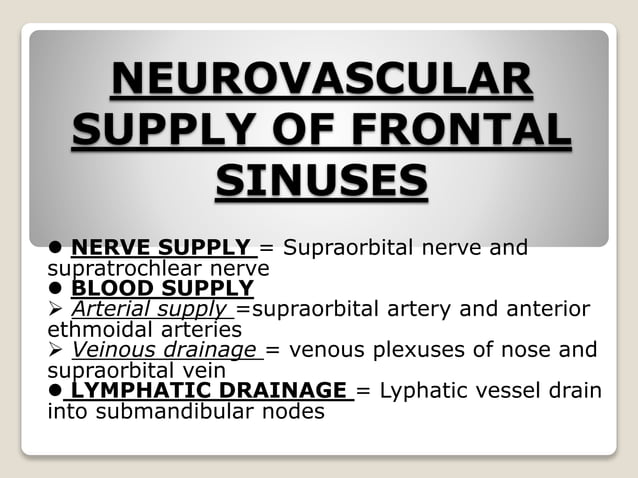 FRONTAL SINUS | PPTX