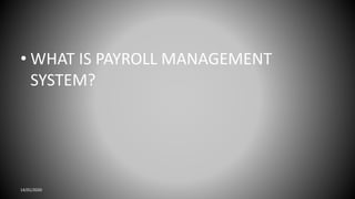 payroll management system | PPT