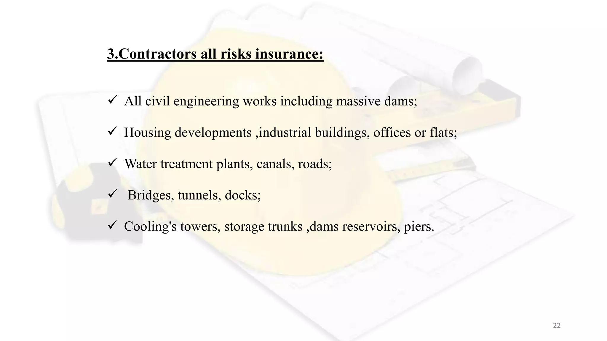 Engineering insurance 1 | PPTX