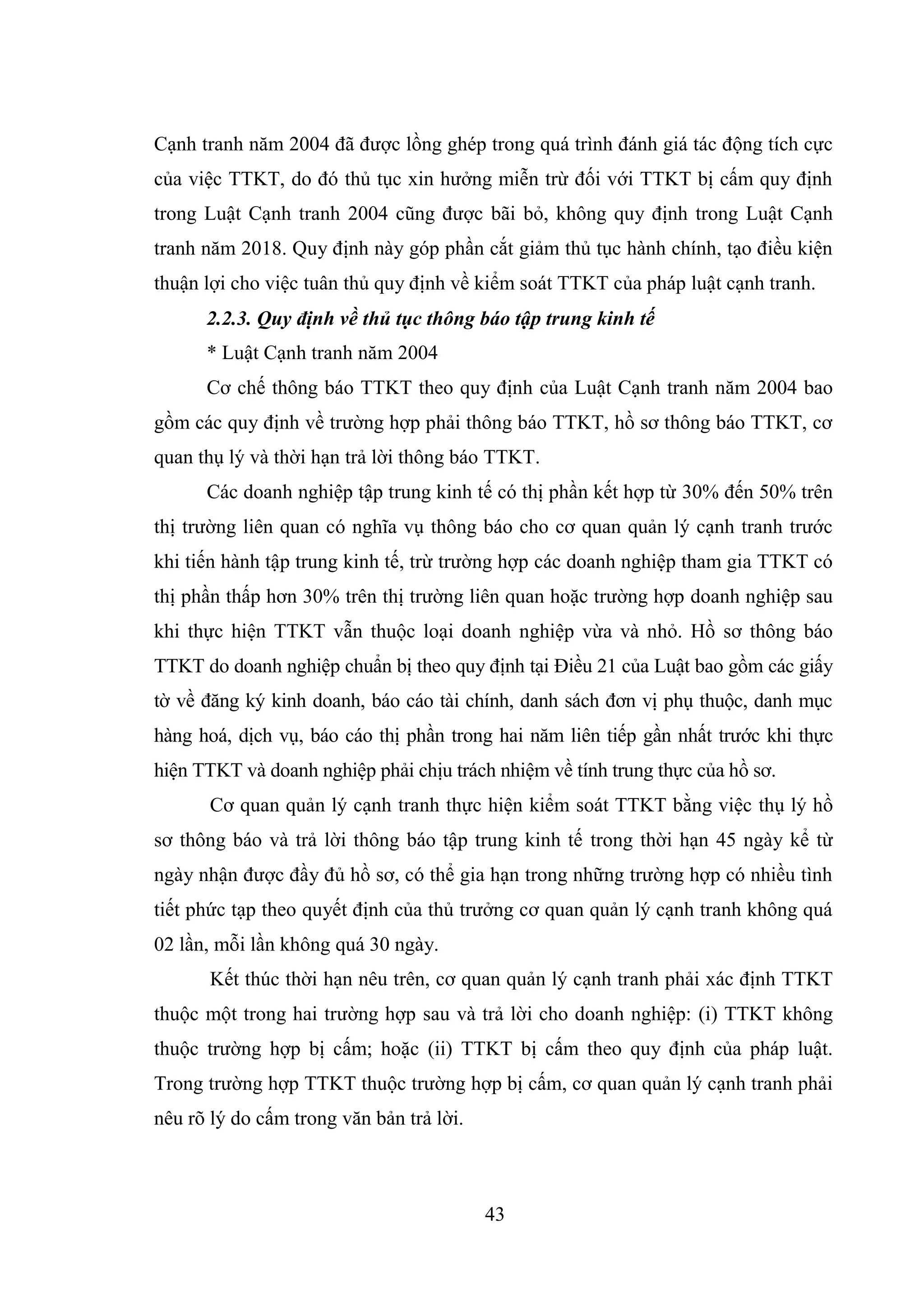 ĐỀ TÀI : KIỂM SOÁT TẬP TRUNG KINH TẾ THEO PHÁP LUẬT CẠNH TRANH Ở VIỆT NAM HIỆN NA | PDF