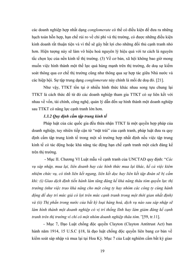 ĐỀ TÀI : KIỂM SOÁT TẬP TRUNG KINH TẾ THEO PHÁP LUẬT CẠNH TRANH Ở VIỆT NAM HIỆN NA | PDF