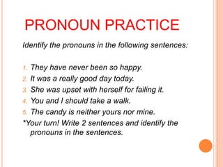 Parts of speech for students to learn easy | PPT