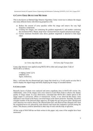 An Analysis of Surface and Growth Differences in Plants of Different Stages Using Image ...