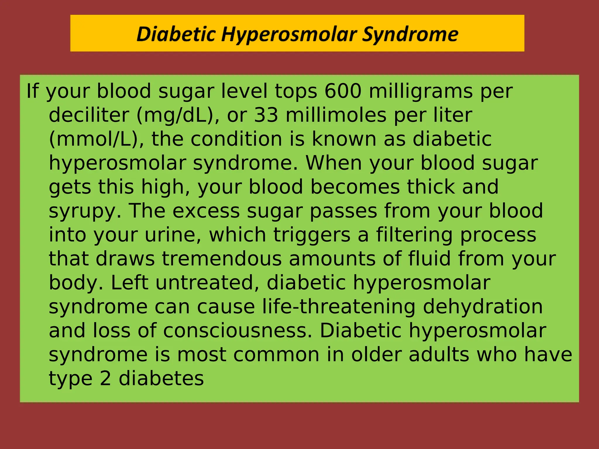 Seminar on diabetic coma and management. | PDF