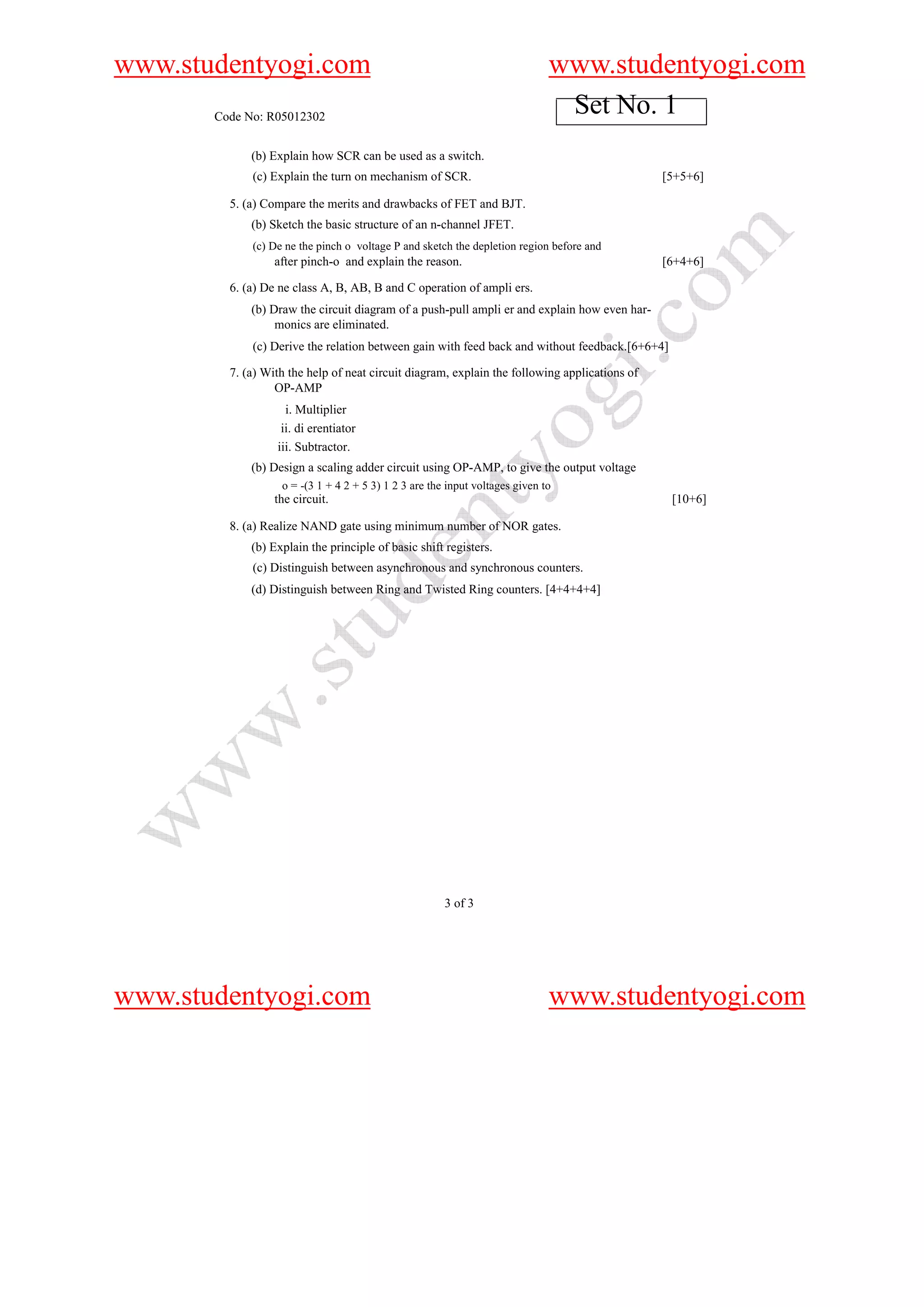 12302 Basic Electrical And Electronics Engineering | PDF