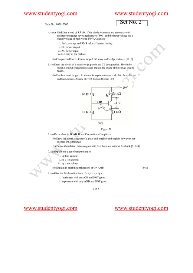 12302 Basic Electrical And Electronics Engineering | PDF