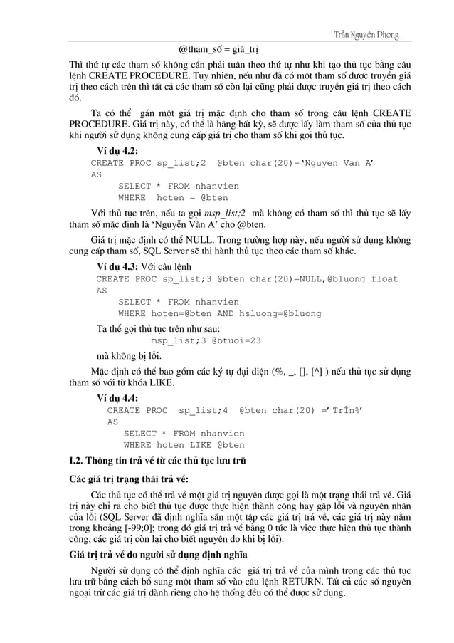 Giao trinh thuc hanh SQL | PDF | Free Download