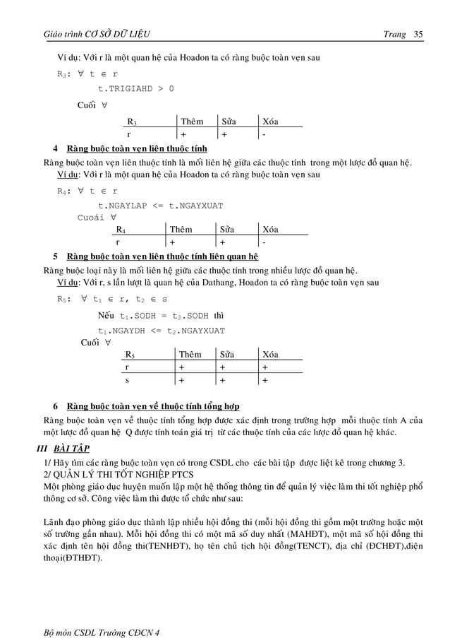 Giao_trinh_CSDL | PDF