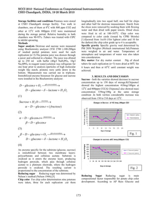 Biochemical behaviour of different cultivars of potato tuber at ...