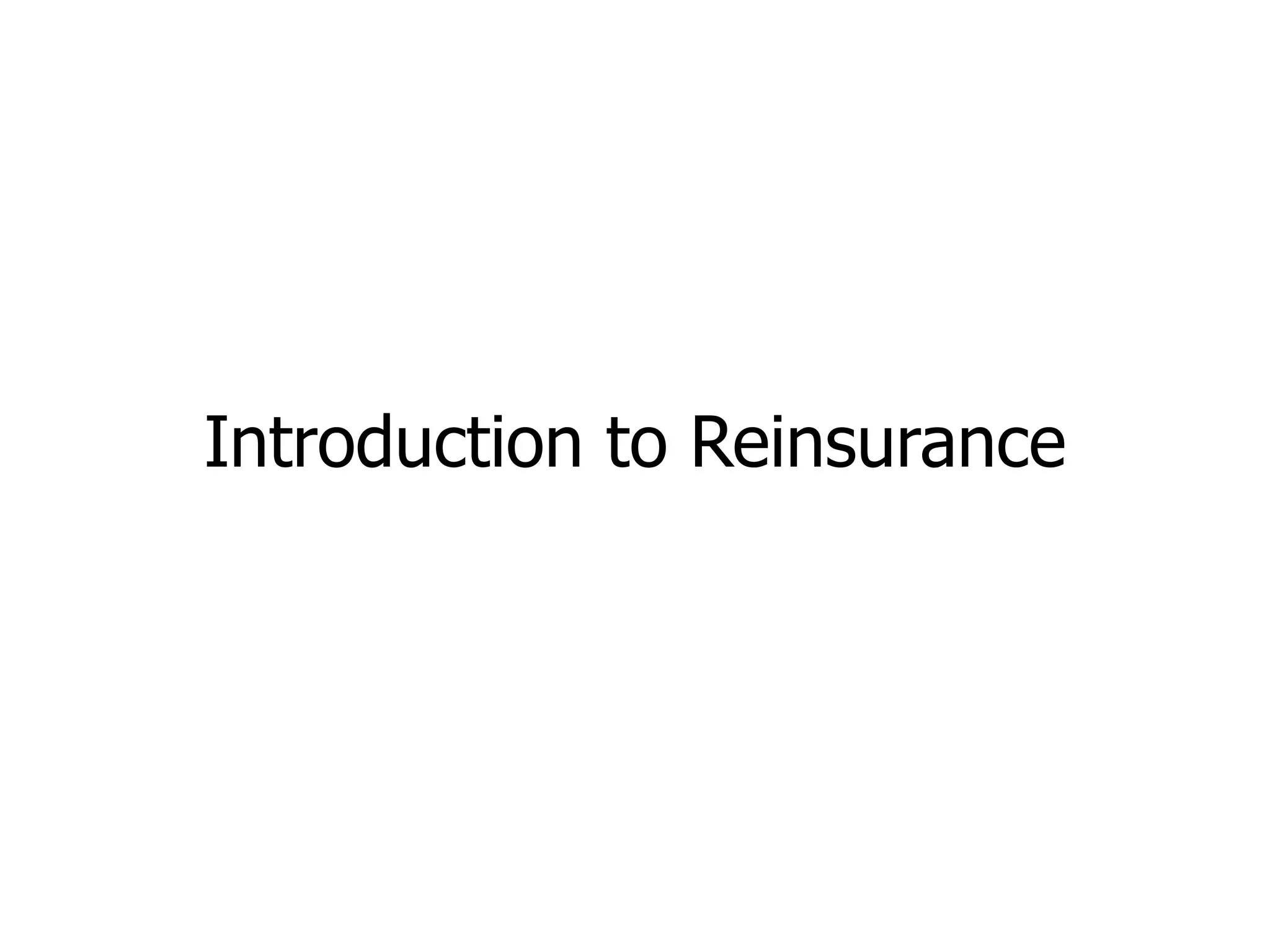123117130 reinsurance-ppt | PPT