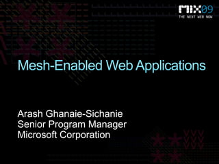 Mesh-Enabled Web Applications | PPT