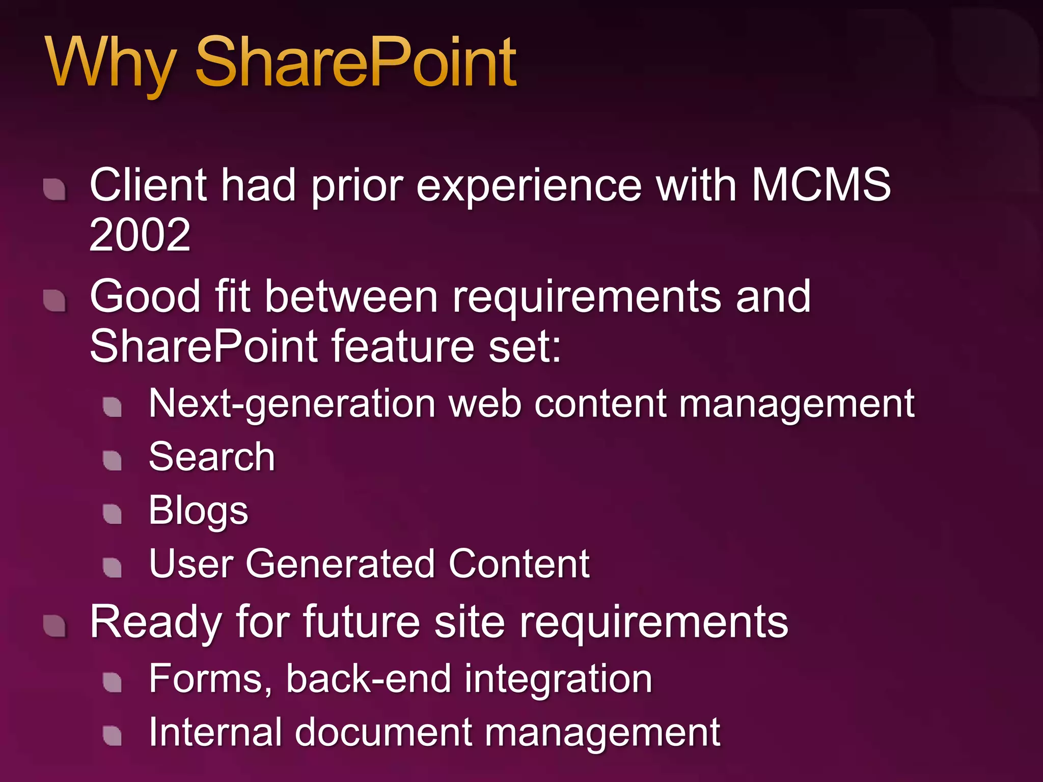 Anatomy of a Dynamic SharePoint Website | PPT