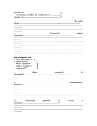 123131307 proces-verbal-desfasurare-procedura-cercetare-disciplinara ...