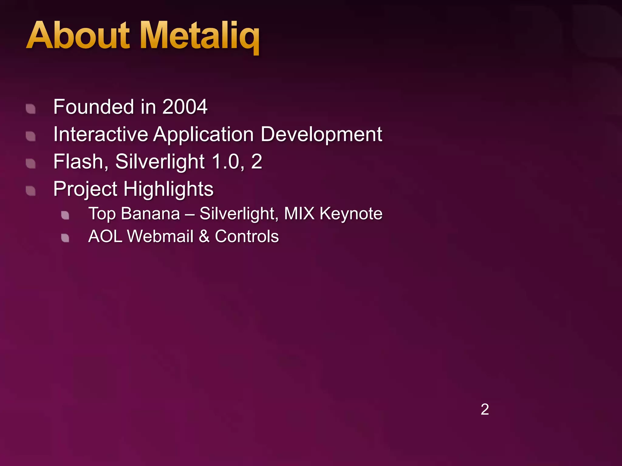 The Business Of Microsoft Silverlight Ppt