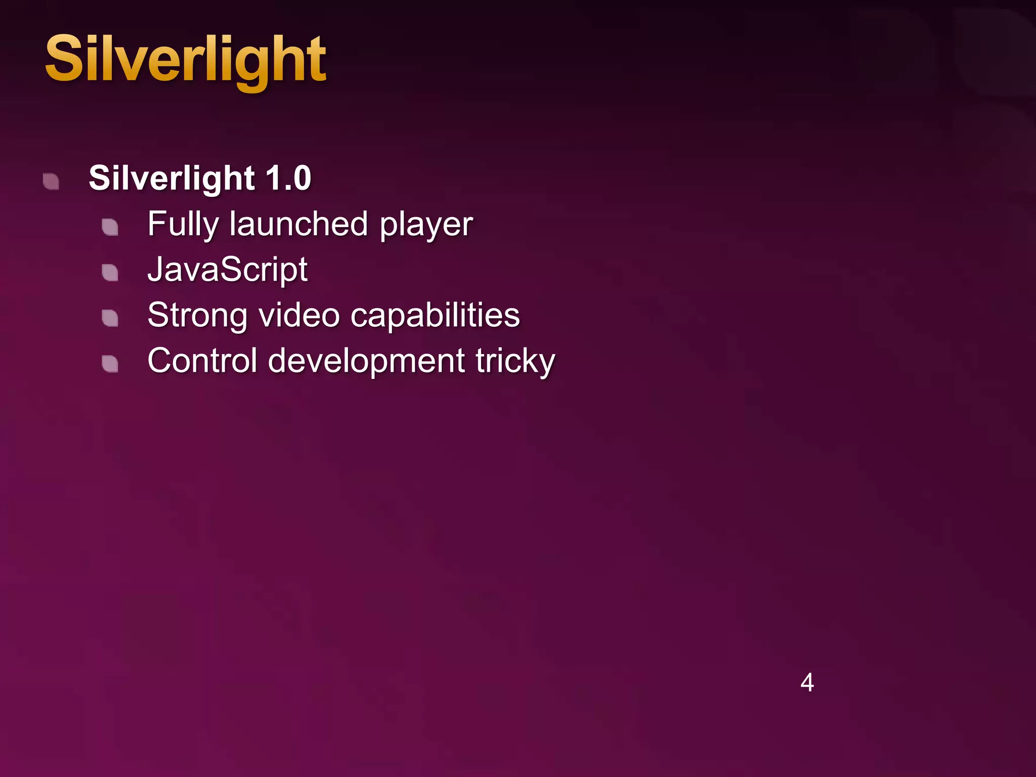 The Business of Microsoft Silverlight | PPT