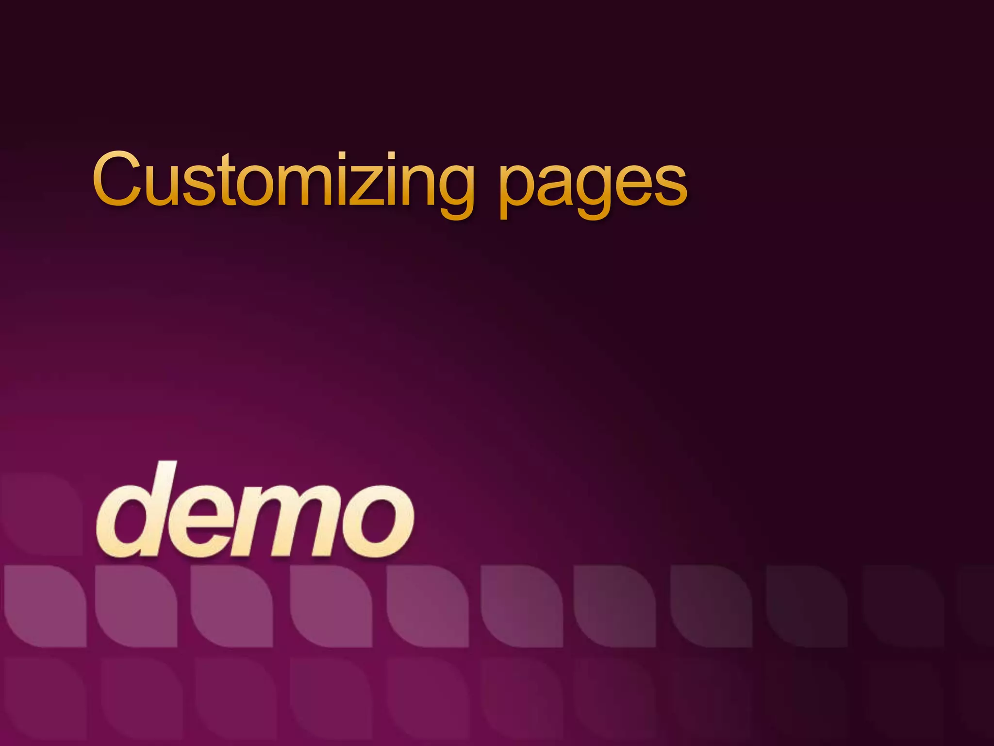 Developing Data Driven Applications Using Aspnet Dynamic Data Controls Ppt