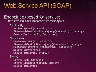 Introducing SQL Server Data Services | PPTX