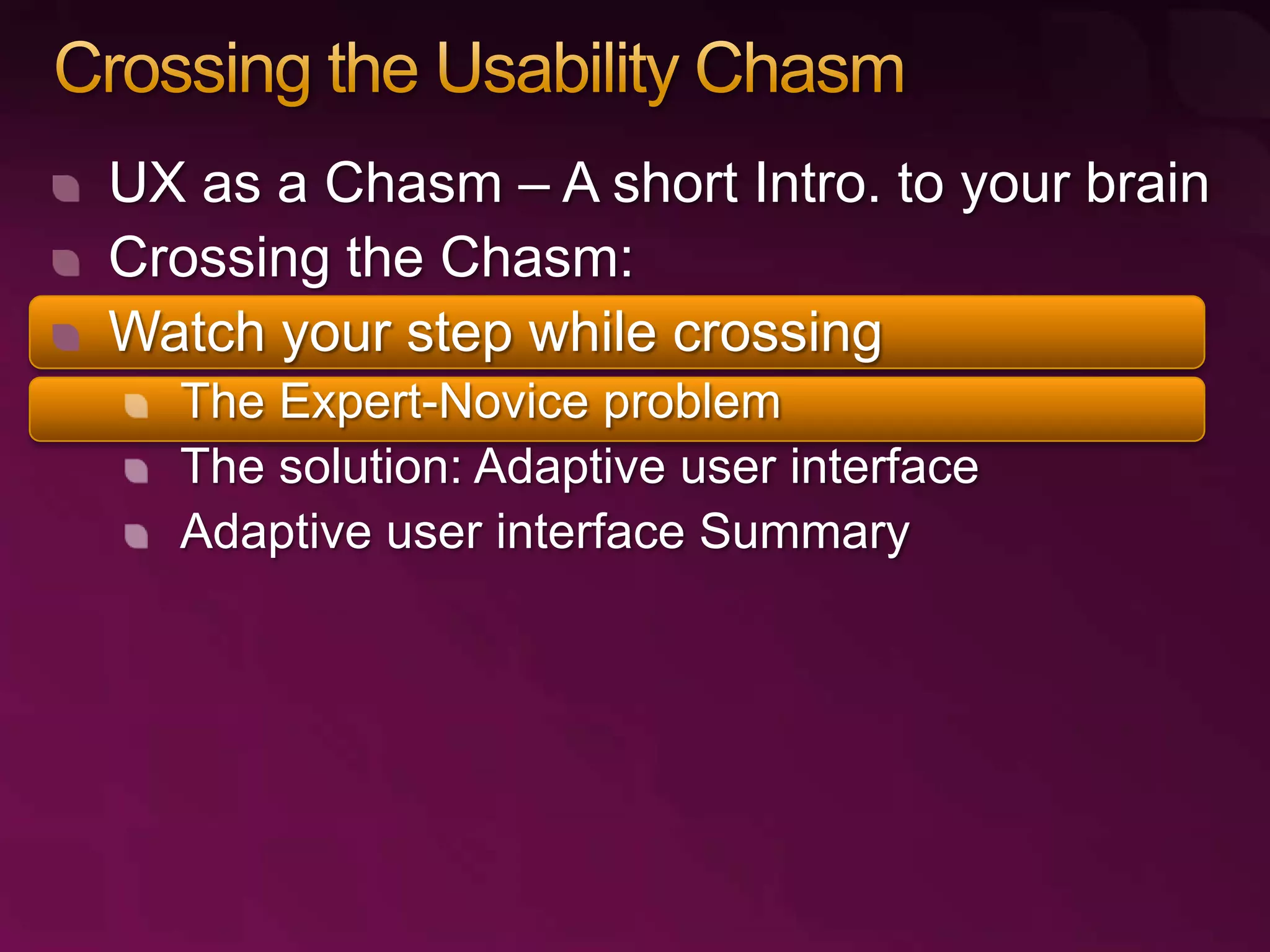 The Human Brain Relationship: Advanced and Adaptive User Interfaces | PPTX | Computing ...